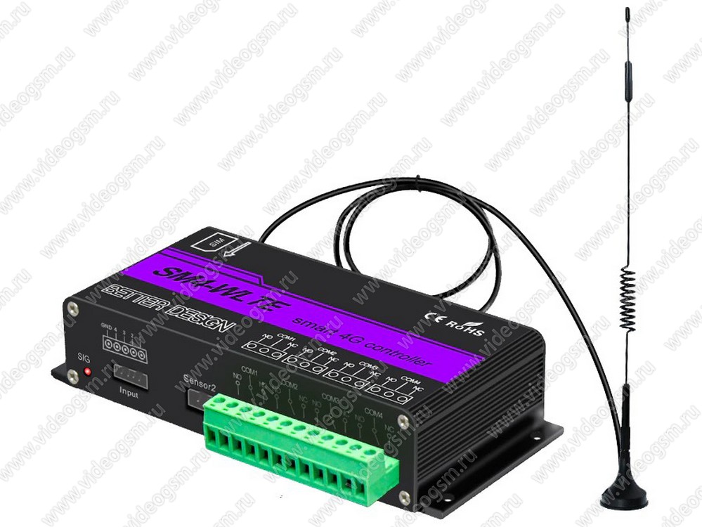Умное GSM реле «Страж Управлятор SM4-EU» для дистанционного управления ...