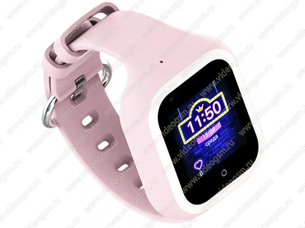 Детские смарт часы "TrakFon - SMART-Pink-4G" с телефоном и GPS трекером ...
